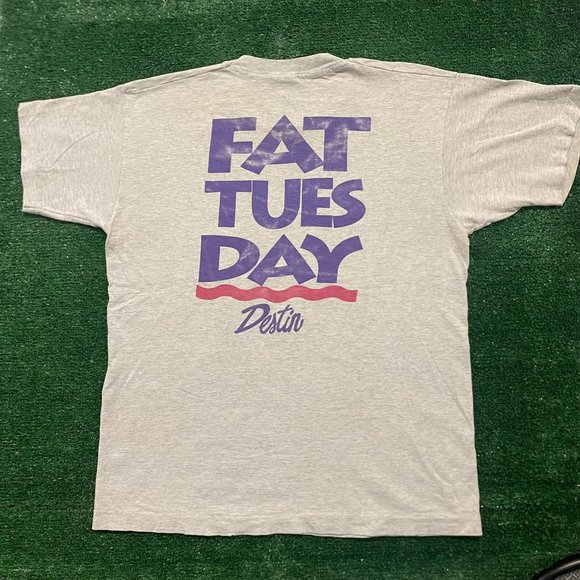 Fruit of the Loom | Shirts | Vintage 9s Essential Fat Tuesday Single ...